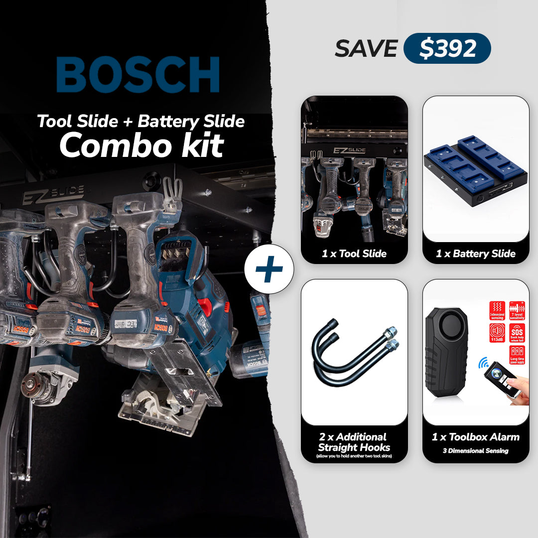 EzSlide bundle for Bosch tools and batteries – Ez Slide